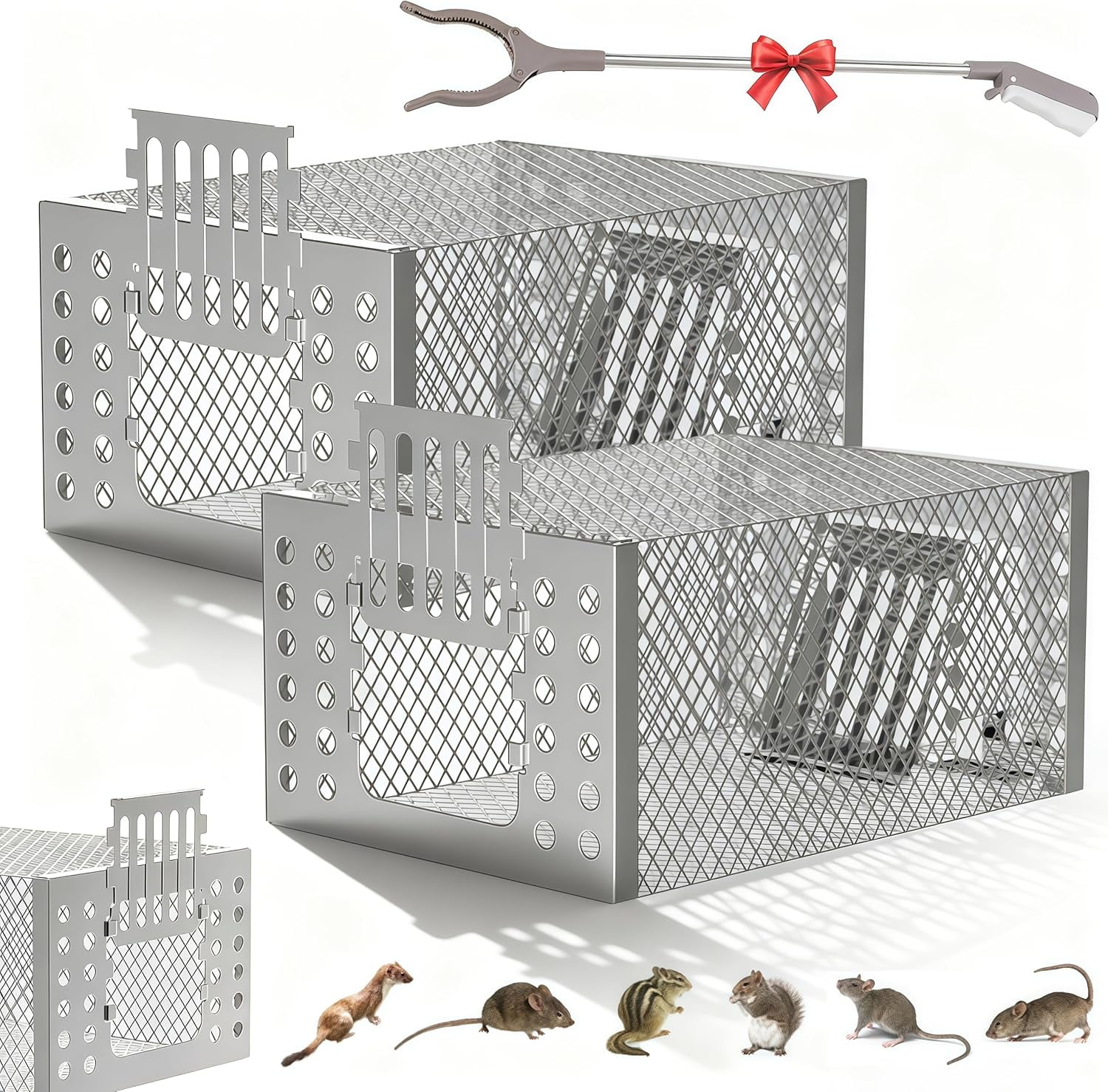 2026 Upgraded Eaglever Mouse Trap, Eaglever Rat Trap, Automatic Rat ...