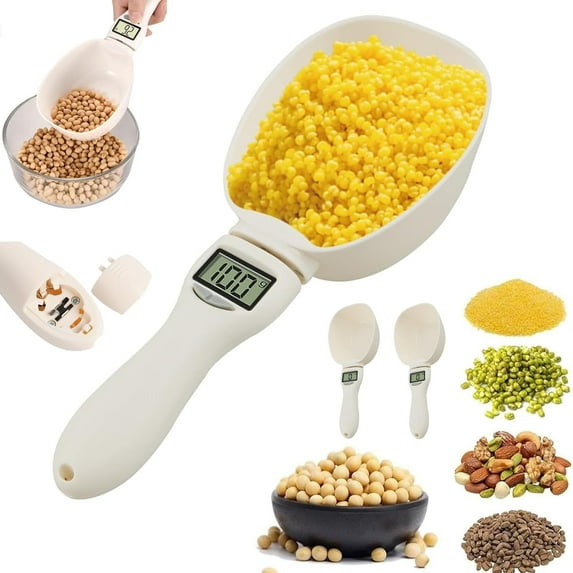 2026 Upgraded Electronic Measuring Spoon Scale: LCD Display & Unit ...