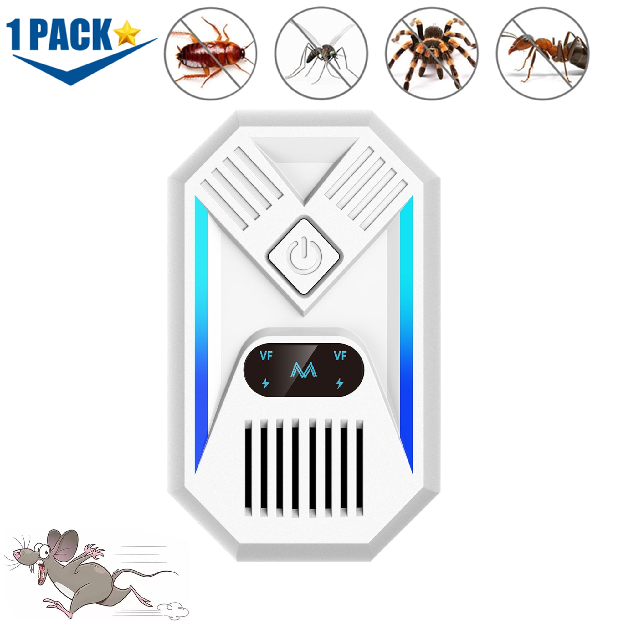 2026 Upgraded Electronic Pest Control Plug in, Ultrasonic Pest Repeler ...