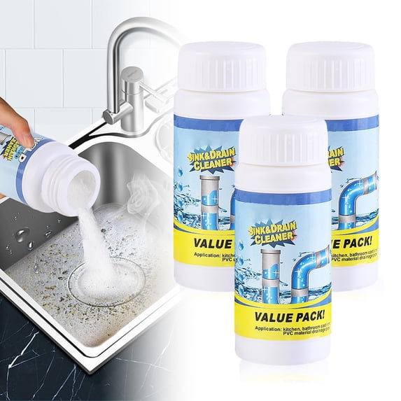 2026 Upgraded Fast-Acting Sink & Drain Cleaner Powder – Multi ...