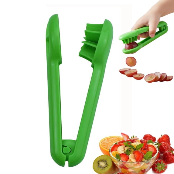 2026 Upgraded Grape Cutter Slicer, Long Handle Handheld Strawberry ...