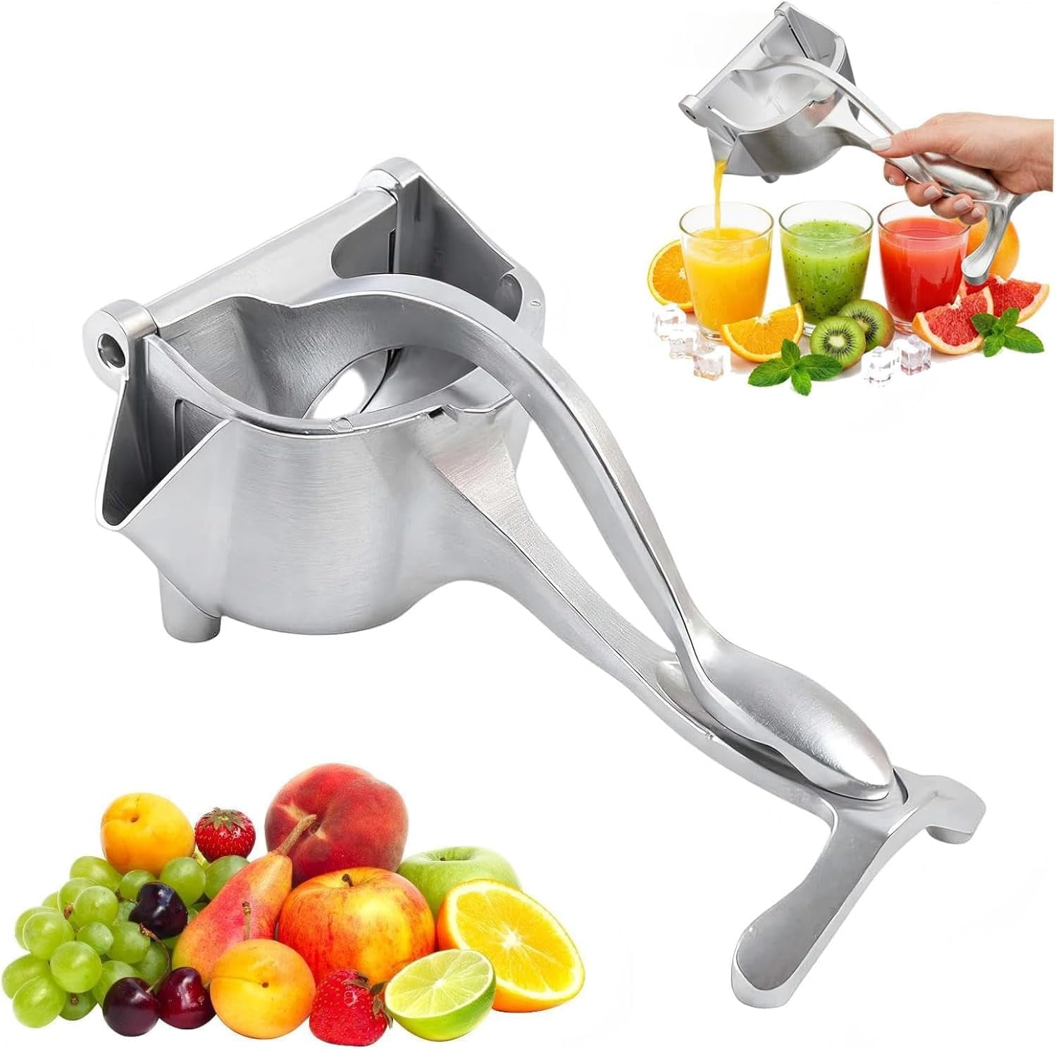 2026 Upgraded Hand Juicer Squeezer, Fruit Juice Squeezer, Metal Juicer ...