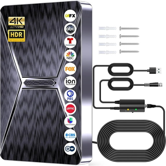 2026 Upgraded Indoor TV Antenna, 3200+ Miles Ran HD Digital Antenna for ...