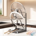 2026 Upgraded Kitchen Pot Lid Storage Rack, Multifunctional Pot Lid ...