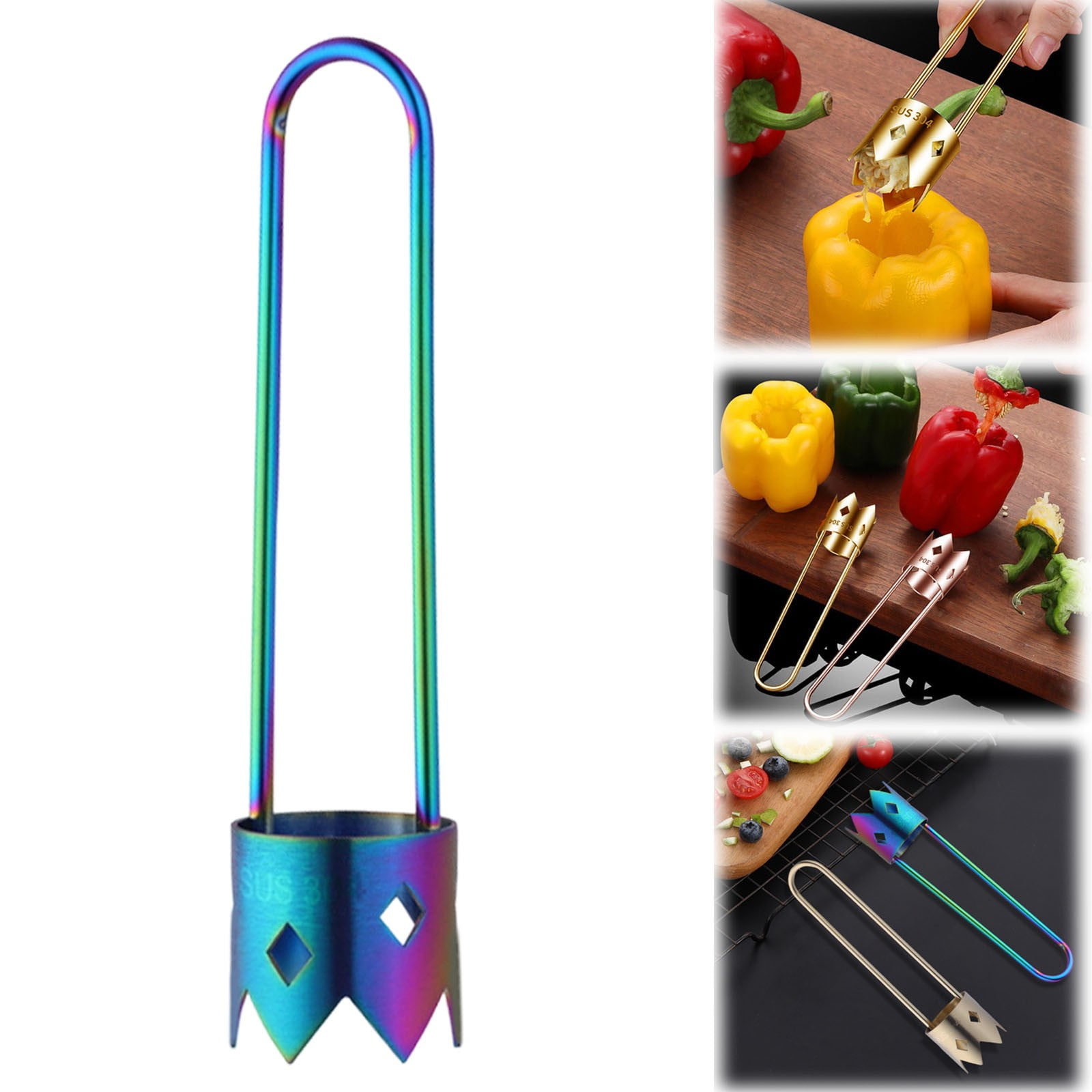 2026 Upgraded Multifunctional Stainless Steel Seed Remover & Corer Tool ...