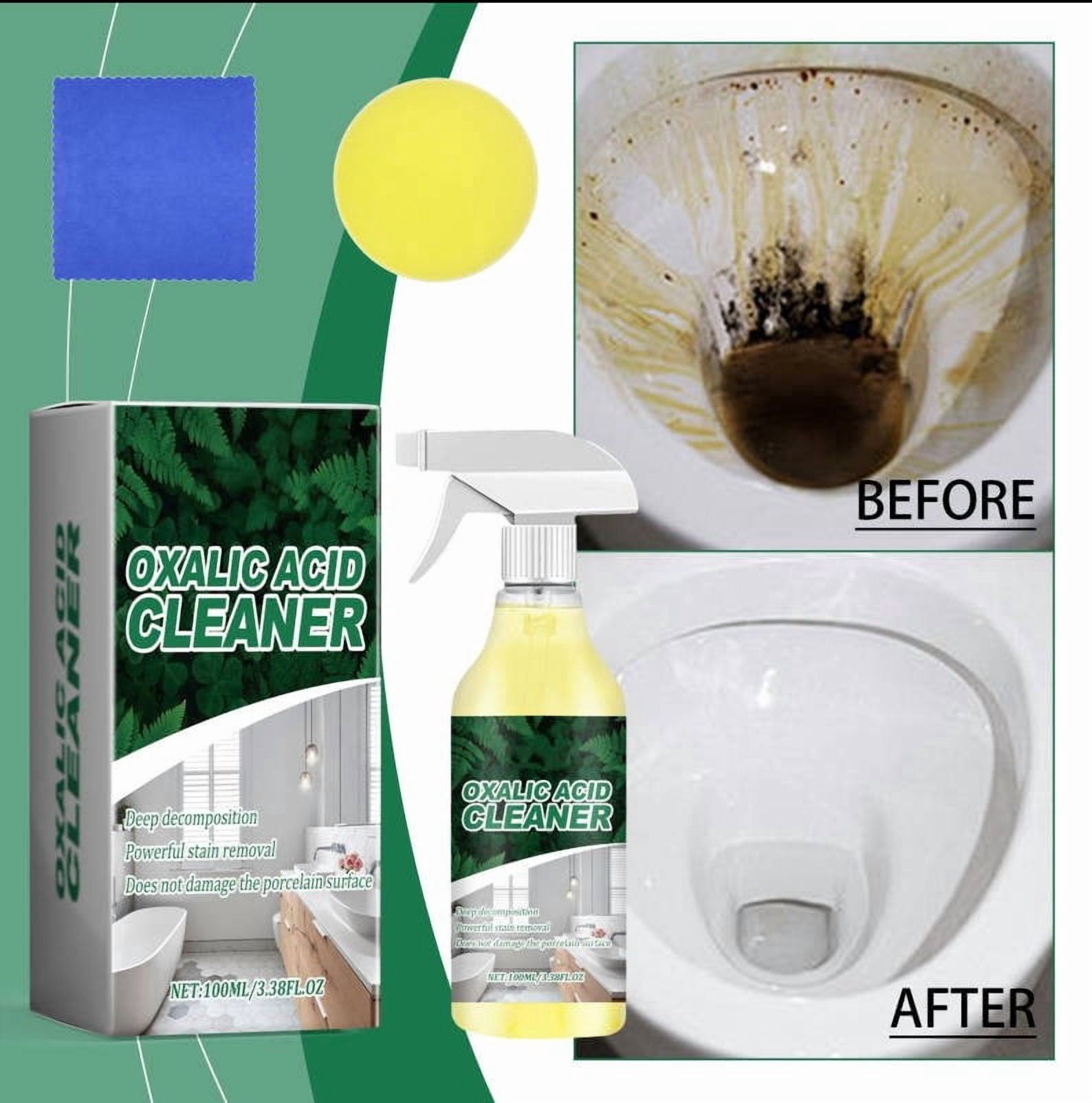 2026 Upgraded Oxalic Acid Cleaner Spray, 3.38oz Stain Remover with ...