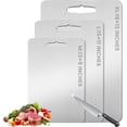 2026 Upgraded Pure Titanium Cutting Board for Kitchen, Double-Sided Non ...