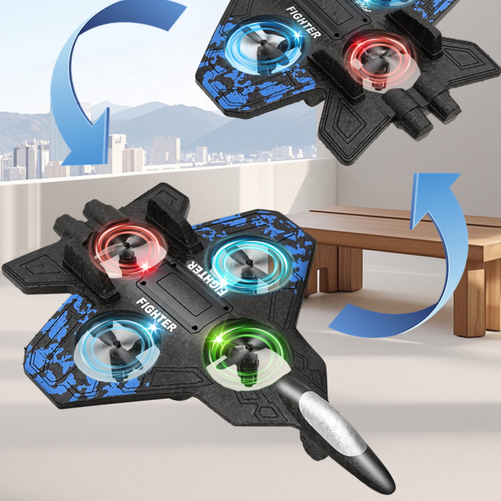 2026 Upgraded Remote Control Plane, RC Jet-RC Stunt Fighter Jet Toy for ...