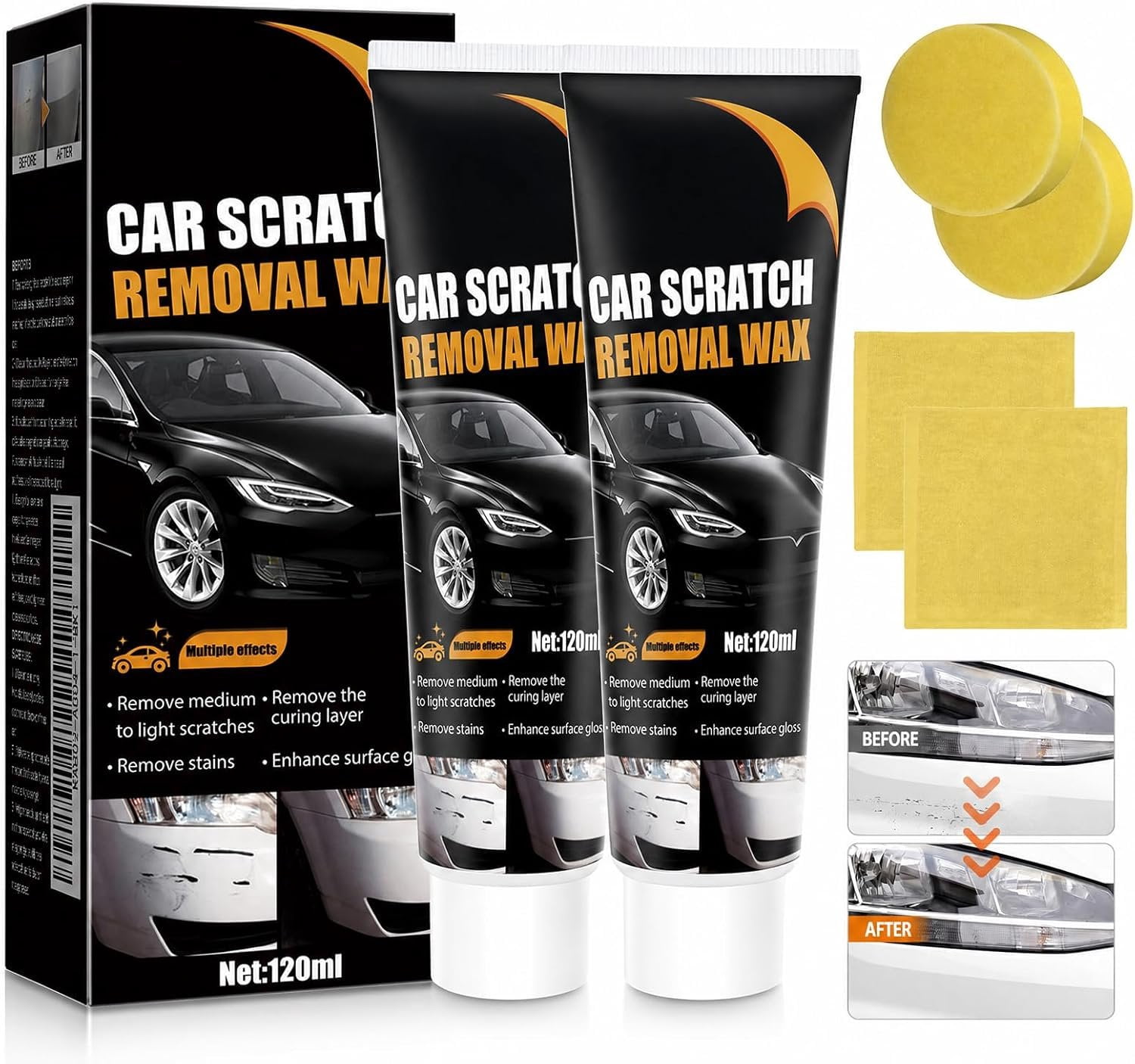 2026 Upgraded Scratch Remover for , Scratch Removal Wax Kit for , Swirl ...