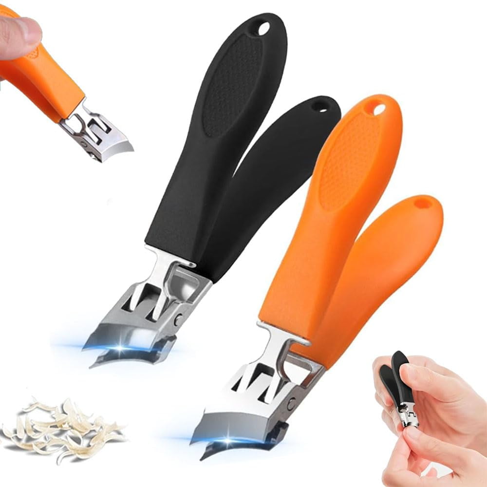 2026 Upgraded Slanted Nail Clipper with Wide Opening - Anti-Splash ...