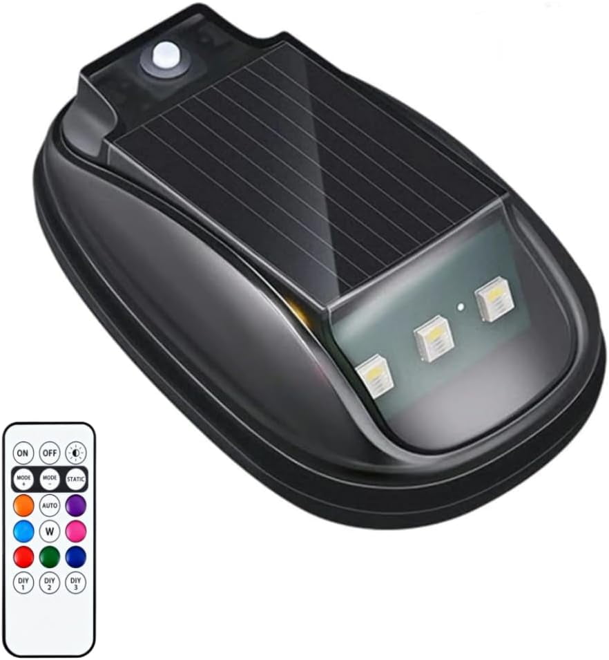 2026 Upgraded Smart LED Car Top Fin Light, Solar Energy RGB Decorative ...