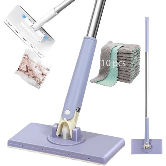 2026 Upgraded Snap Grip Mini Mop, Zero Touch Mini Mops, Cloth Changing ...