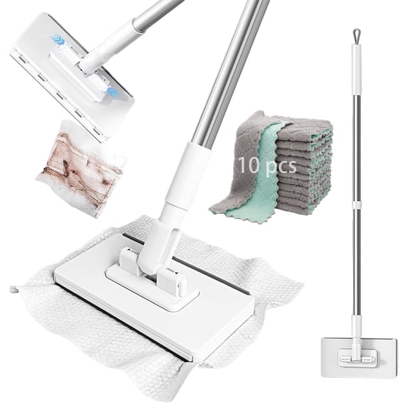 2026 Upgraded Snap Grip Mini Mop, Zero Touch Mini Mops, Cloth Changing ...