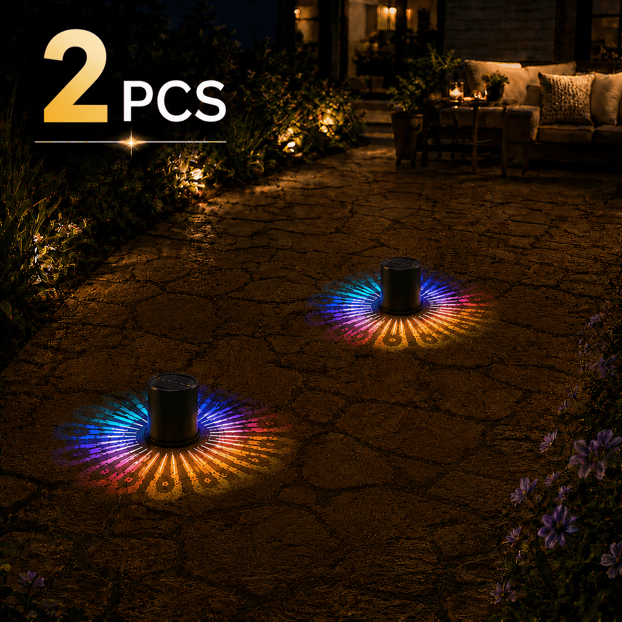 2026 Upgraded Solar Peacock Decorative Projection Wall Light, Elegant ...
