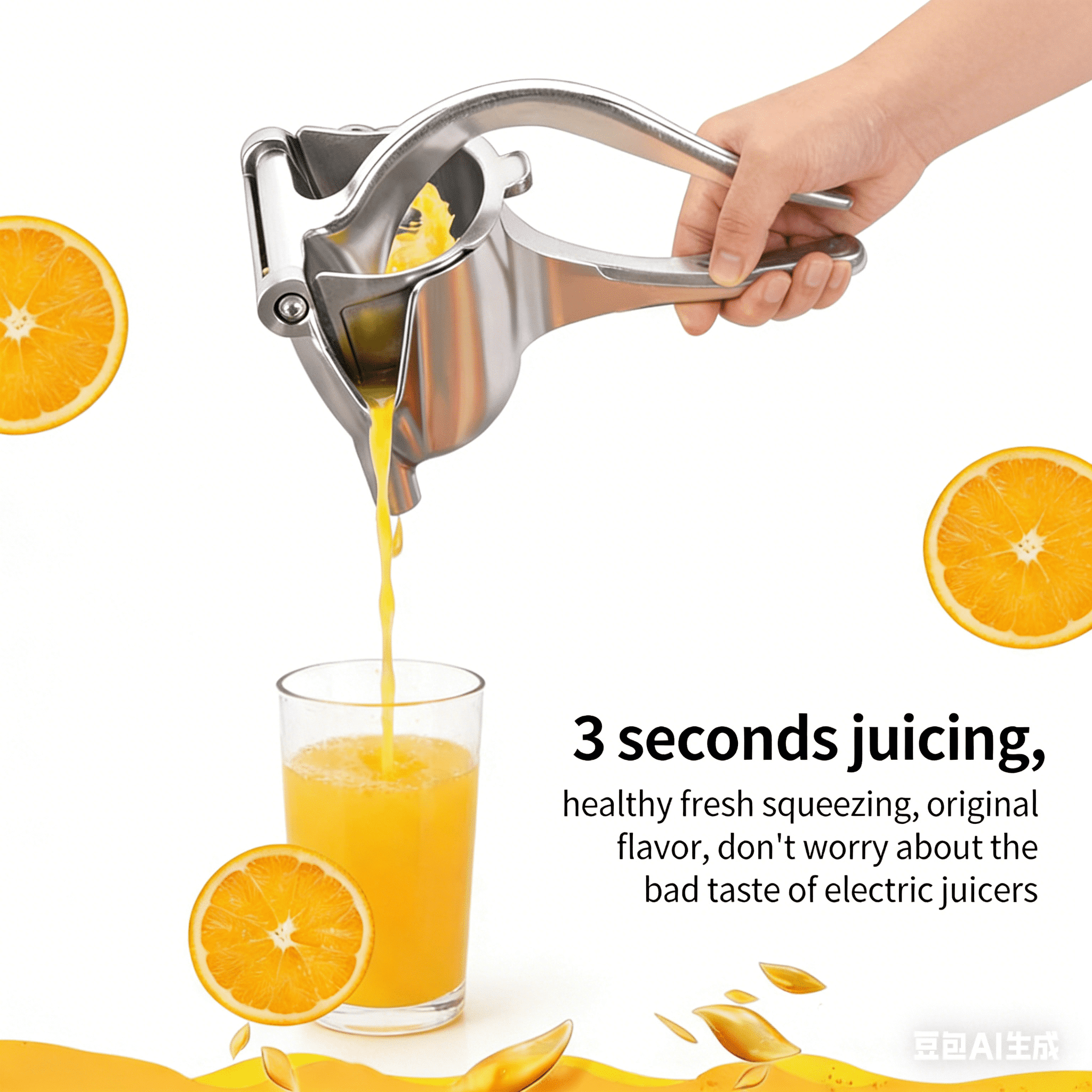 2026 Upgraded Stainless Steel Citrus Juicer - Ergonomic Hand Press ...