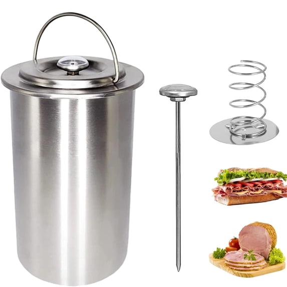 2026 Upgraded Stainless Steel Ham Maker & Deli Meat Press with ...