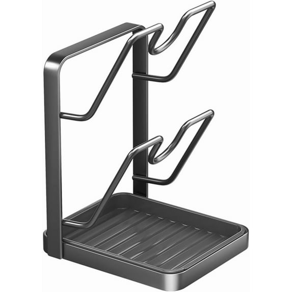 2026 Upgraded Thick Carbon Steel Pot Lid Rack – Multifunctional Lid ...