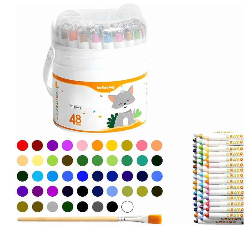 2026 Upgraded Twist Crayons: The Ultimate Mess-Free Art Set, Non-Toxic ...