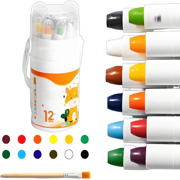 2026 Upgraded Twist Crayons: The Ultimate Mess-Free Art Set,12/24/36/48 ...