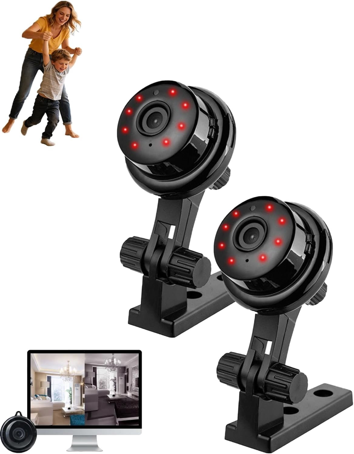 2026 Upgraded Ultra-Invisible No-Plug Camera, HD 1080p Small Cameras ...