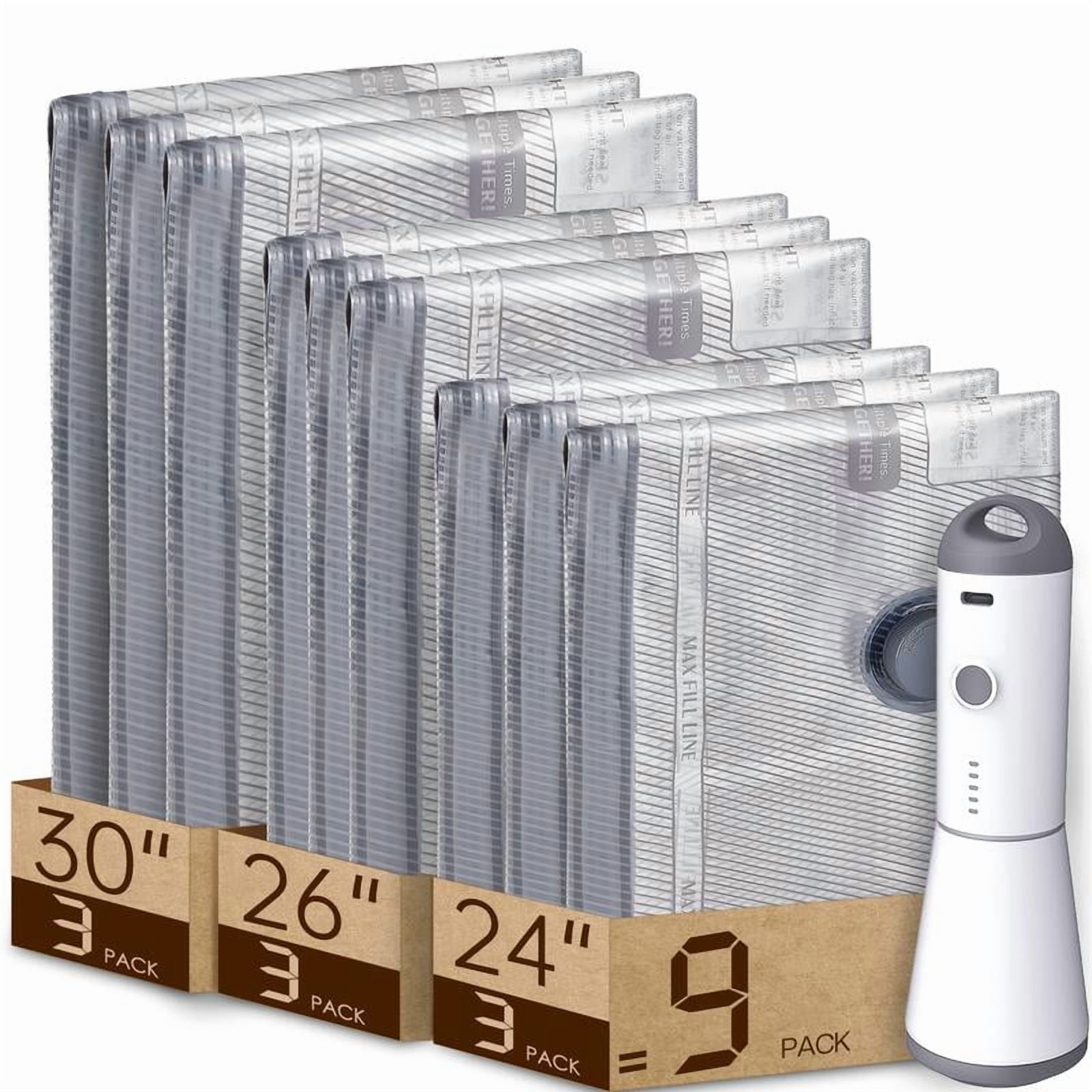 [2026 Upgraded] X7 Cordless Travel Vacuum Bag Set Vacuum Bags for ...