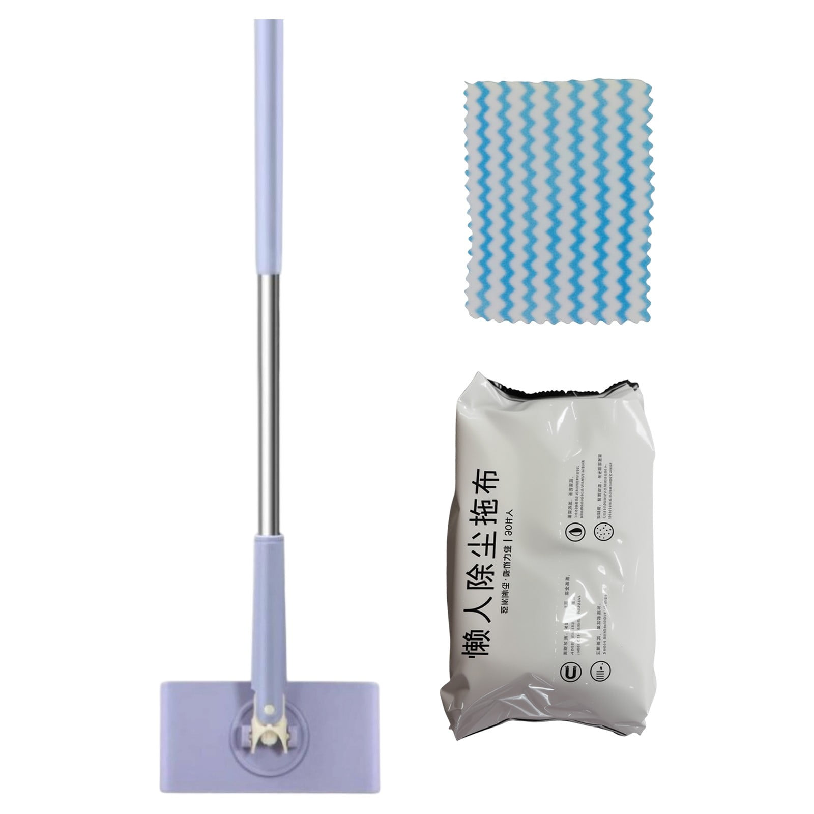 2026 Upgraded Zero Touch Snap Grip Mini Mop,Retractable Gap Dust ...