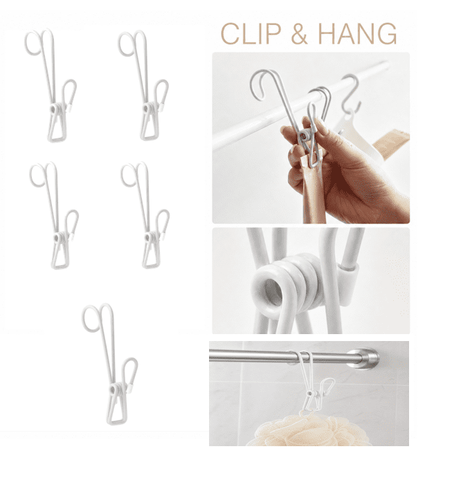 2026 Upgrated Multifunctional Stainless Steel Hanging Clip Hooks ...