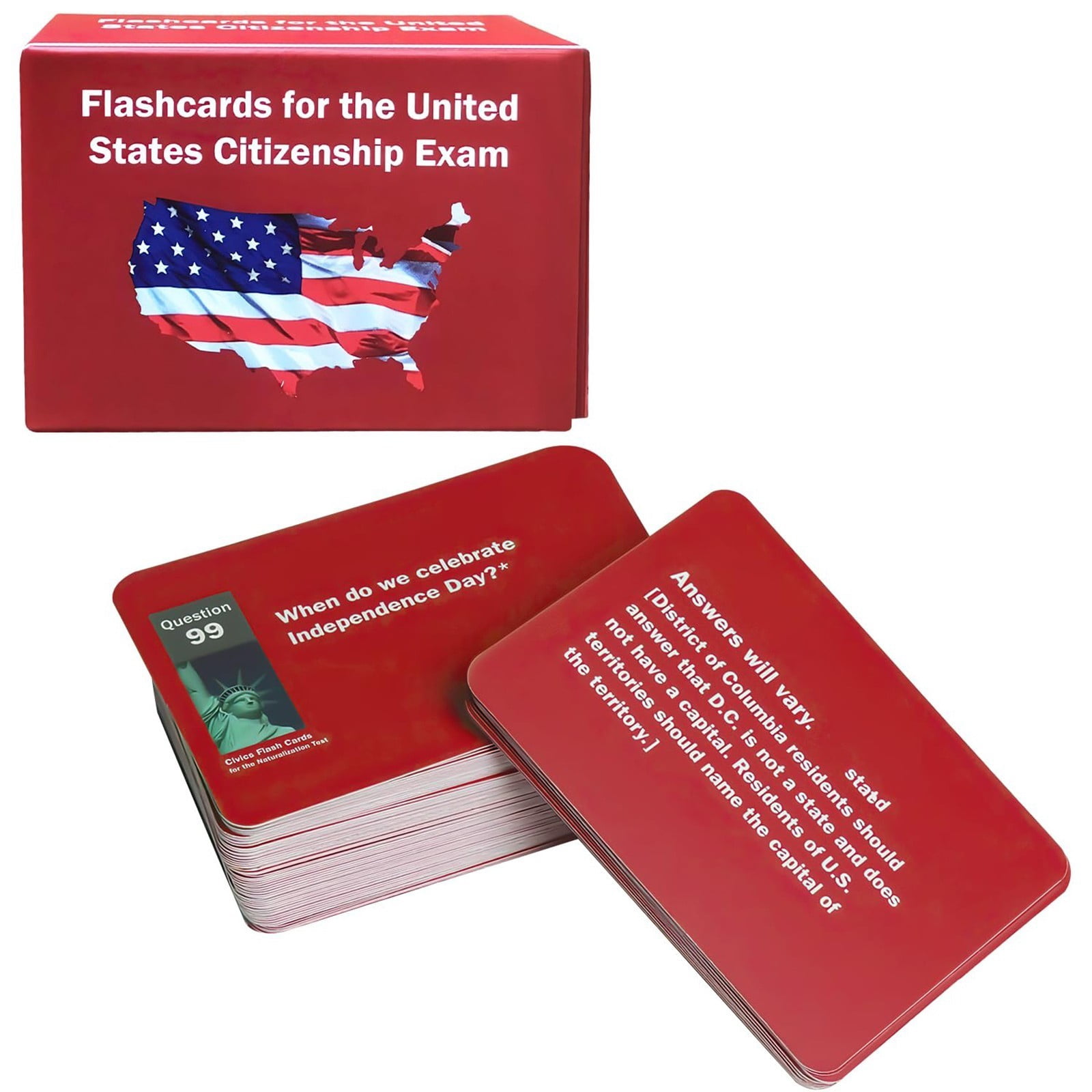2026 Us Citizenship Test Study Flashcards Language Learning Civics Exam ...