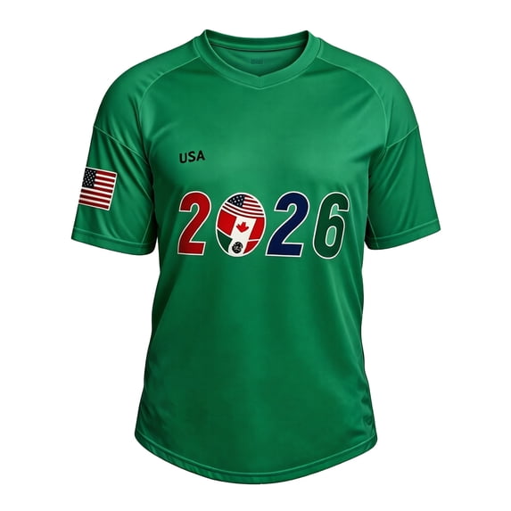 2026 Usa Soccer Mens Shirts Short Sleeve Casual Crewneck Pullover ...