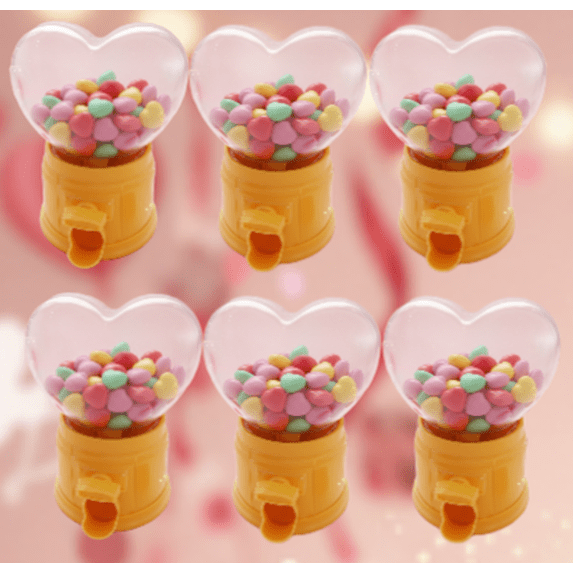 2026 Valentine Mini Heart Shaped Candy Snack Dispensers 2026 Valentine ...