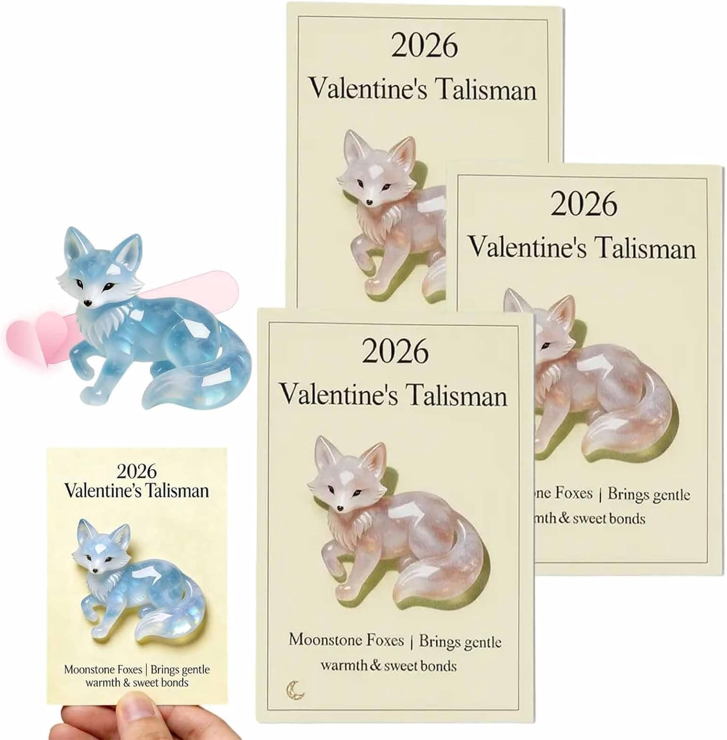 2026 Valentine's Talisman: Moonstone Fox — Symbol of Gentle Warmth ...