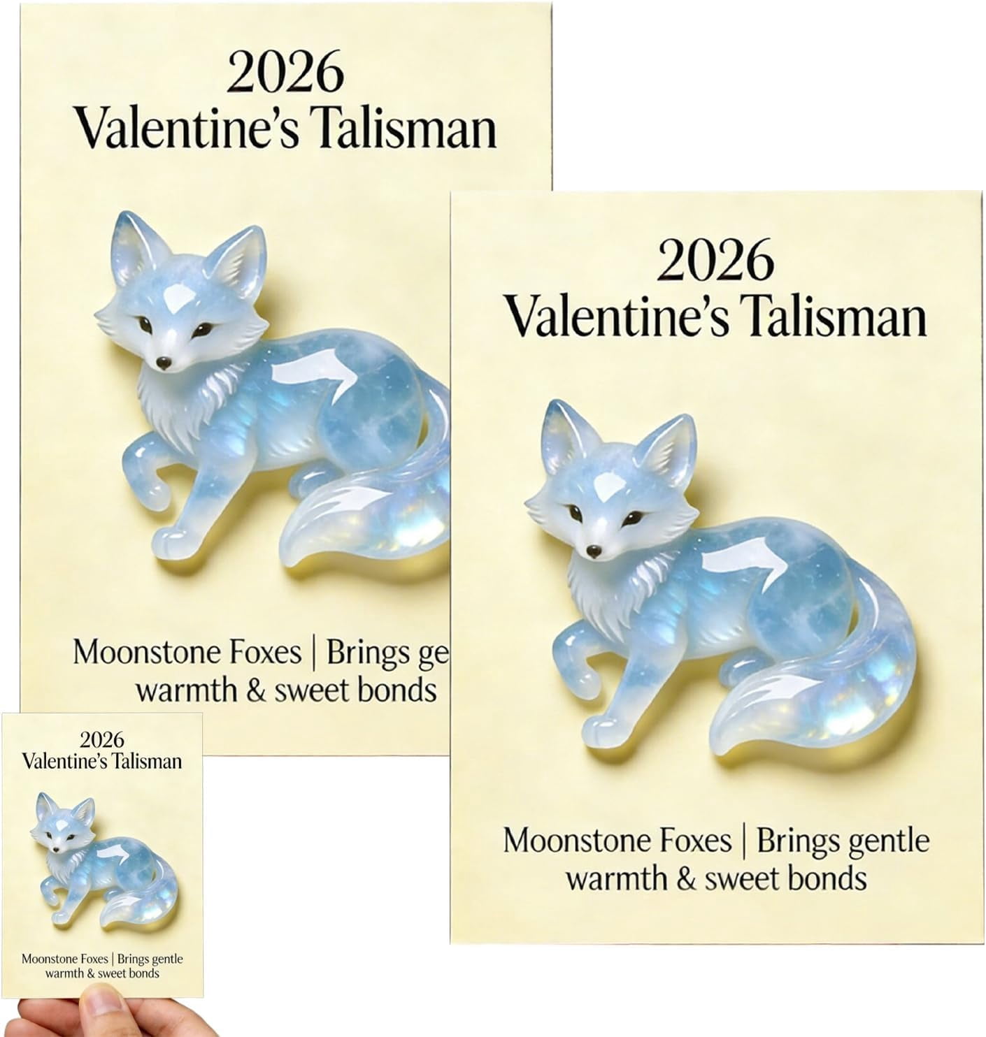 2026 Valentine’s Talisman: Moonstone Fox – Symbol of Gentle Warmth ...