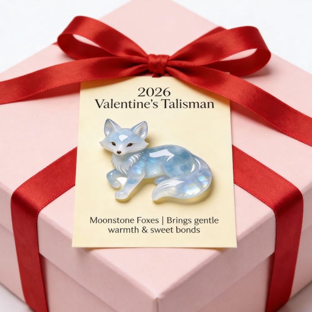 2026 Valentine’s Talisman: Moonstone Fox - Symbol of Love & Gentle ...