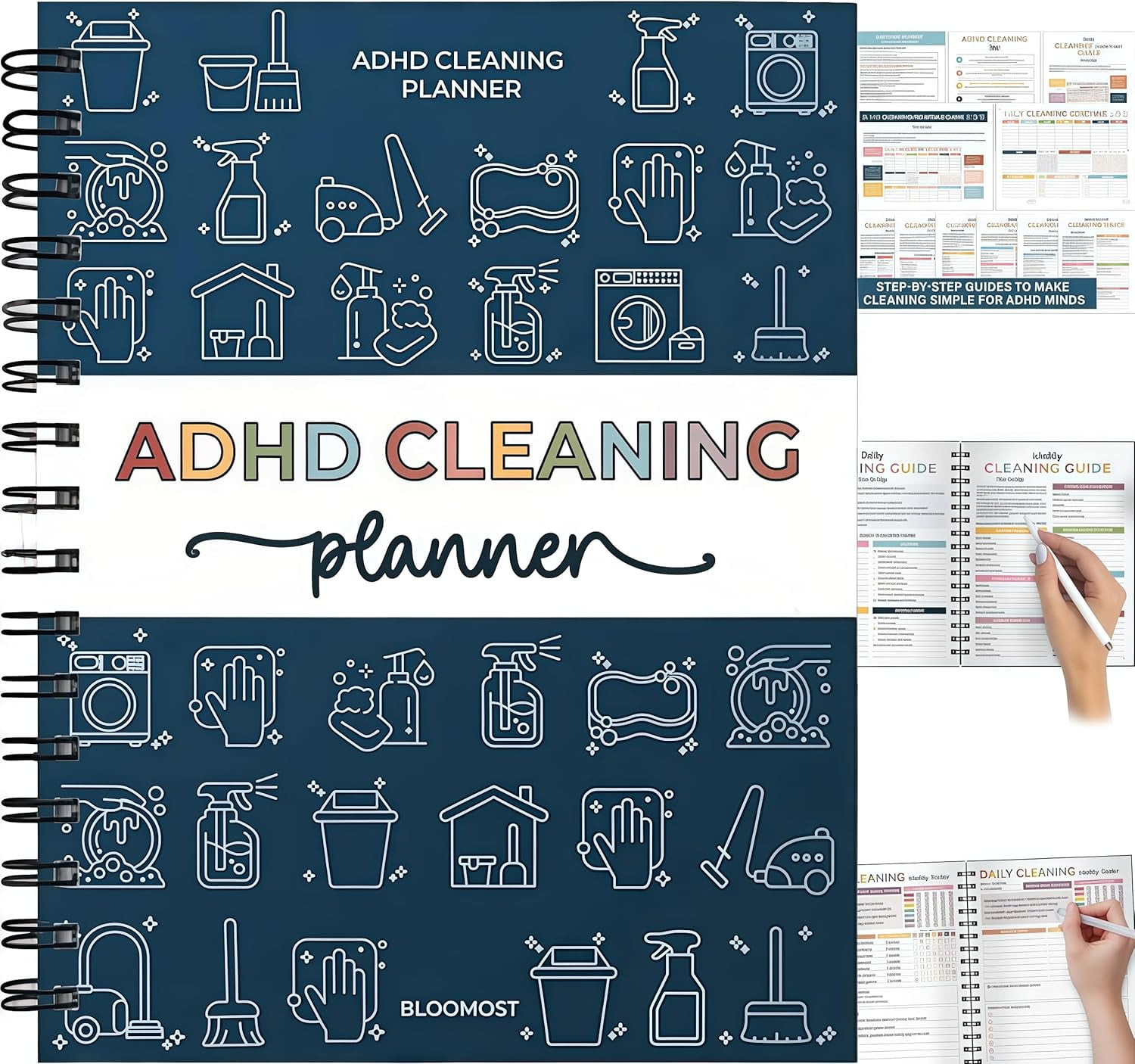 2026 Version Adhd Cleaning Planner - Cleaning Schedule & Checklist ...