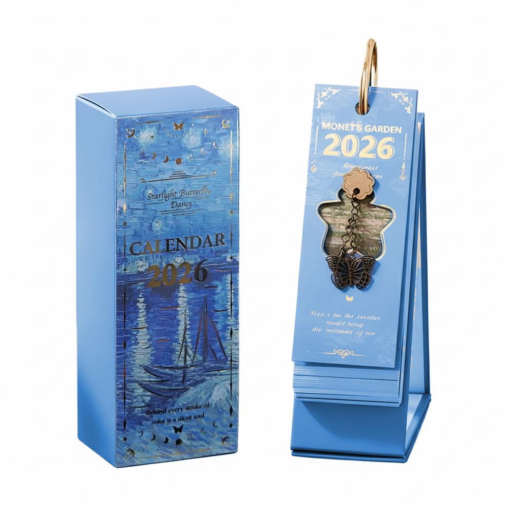 2026 Vintage European Oil Painting Flip Calendar for Office, Home, and ...