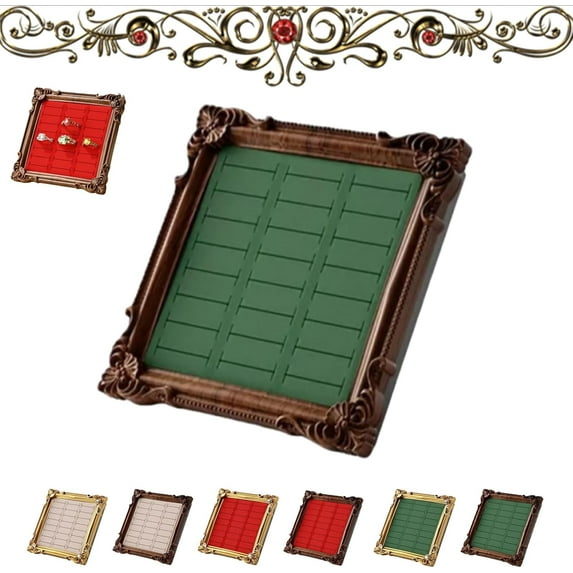 2026 Vintage Jewelry Display Stand — European-Style Frame Tray, Retro ...