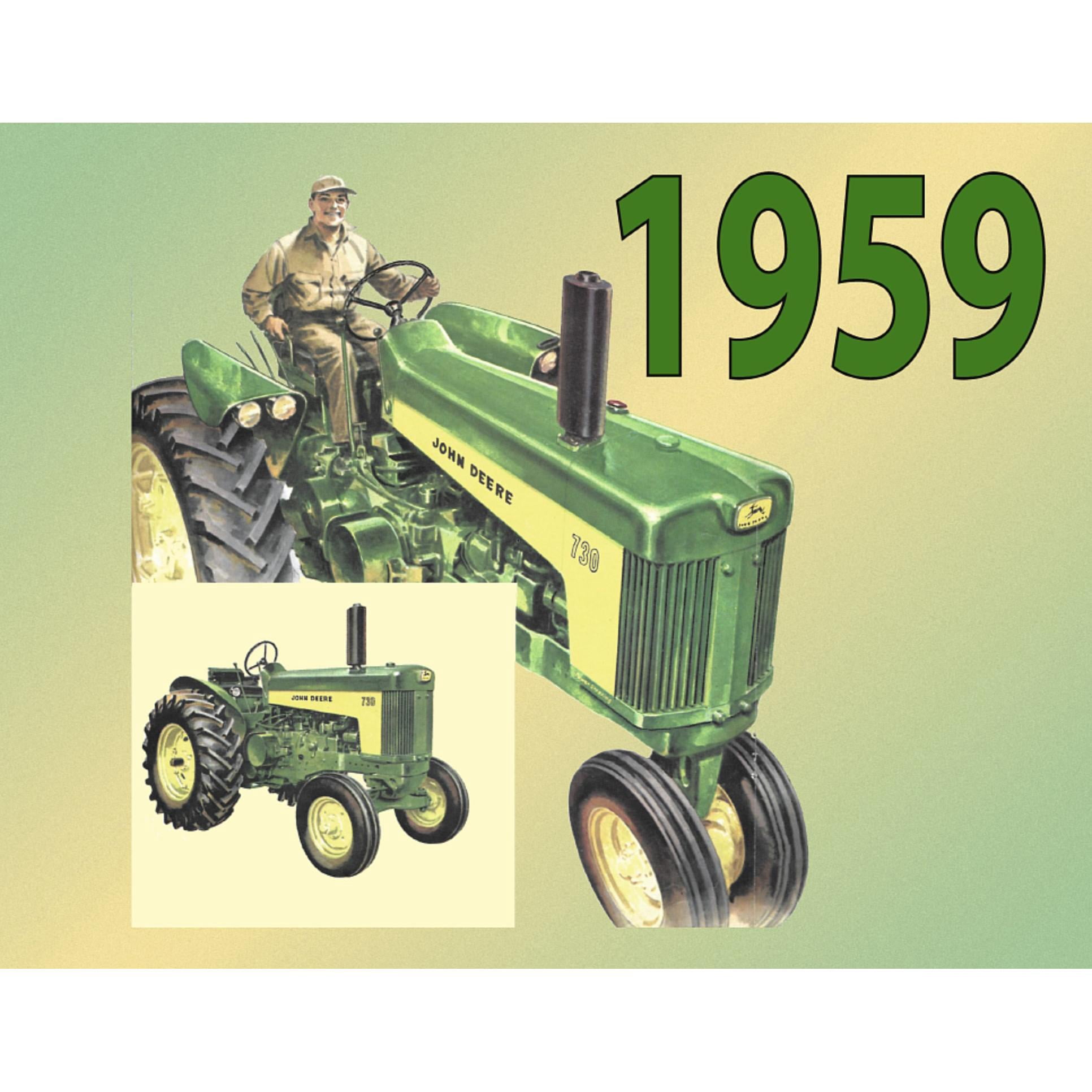 2026 Vintage John Deere Calendar Featuring 1959 Tractors - Walmart.com