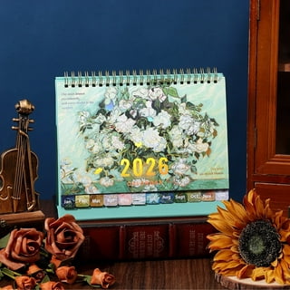 coloring book desk calendar