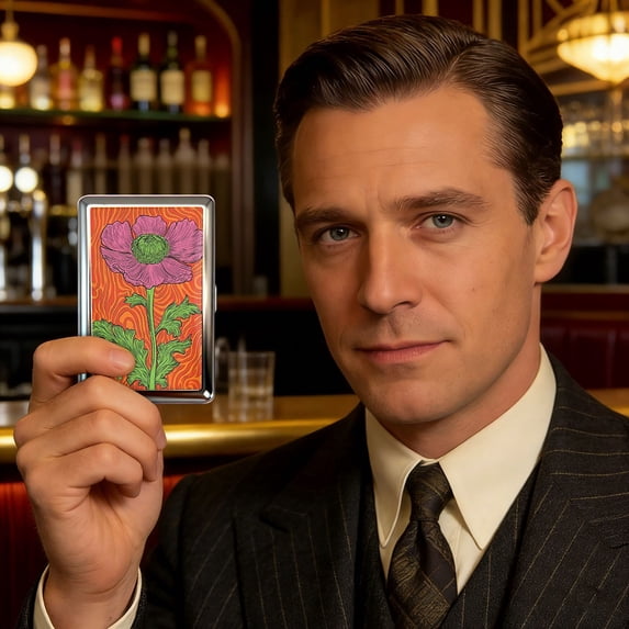 2026 Vintage Versatile Card & Cash Case,Elegant and Rebellious Card Box ...