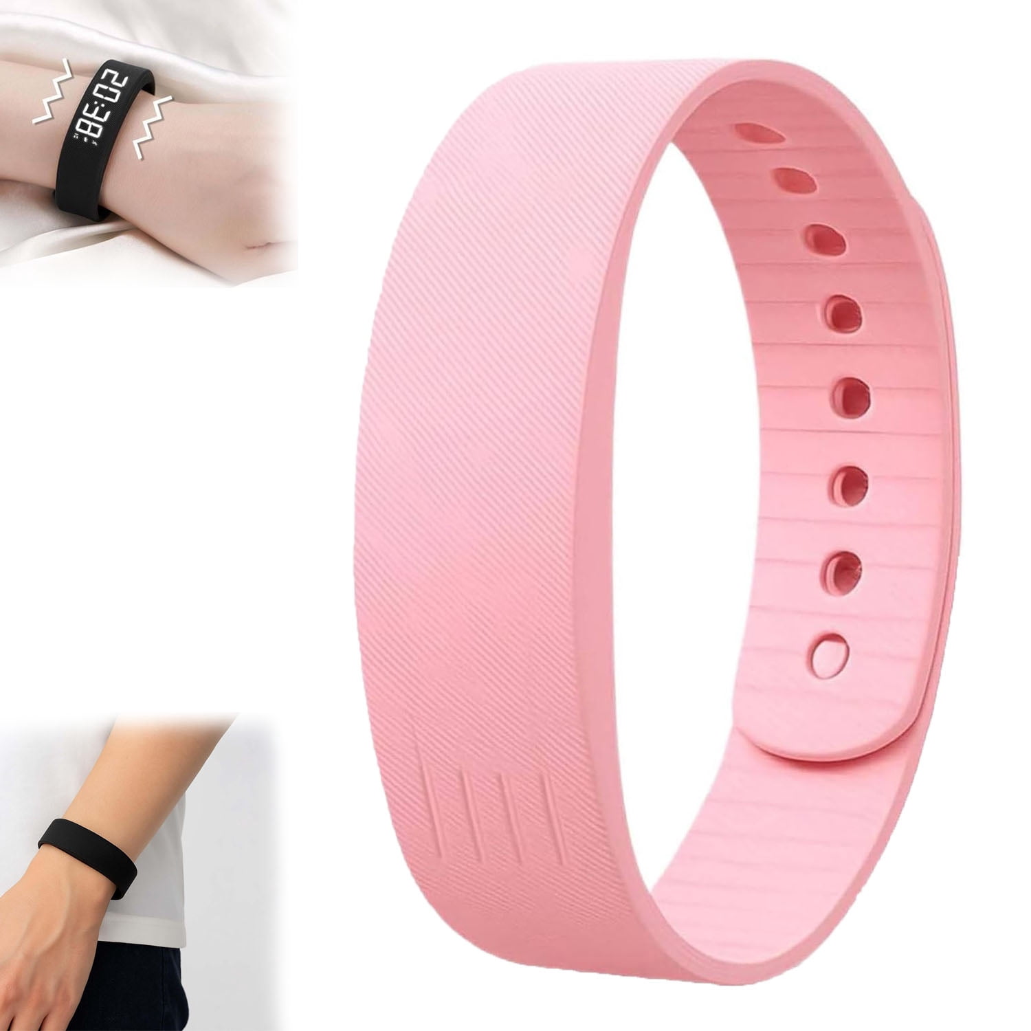 2026 Wake-Up Vibration Alarm Band, Long-Lasting Silent Alarm Clock ...