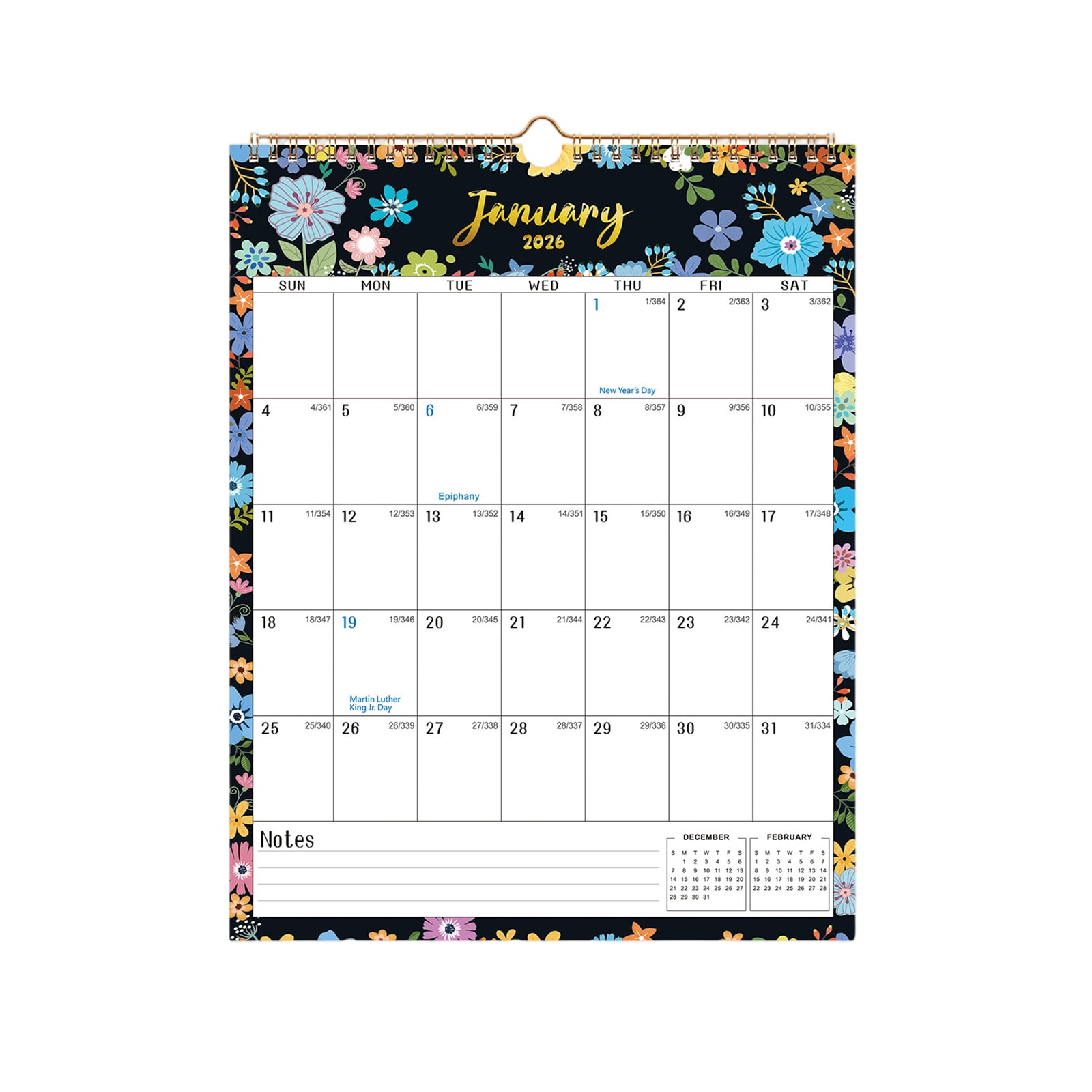 2026 Wall Calendar 11x14 Inch - 12 Month Jan to Dec 2026, Thick 120GSM ...