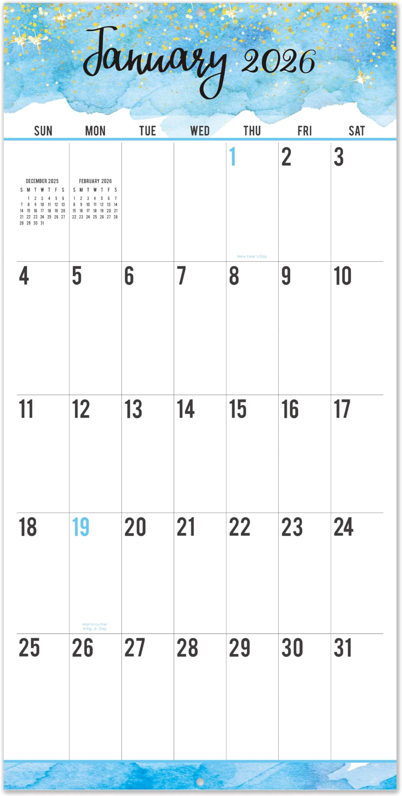 2026 Wall Calendar - 12-Month Monthly Wall Calendars, Jan. 2026 - Dec ...