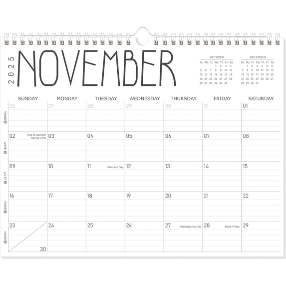 2026 Wall Calendar - 12 Monthly Calendar from September 2025 to August ...