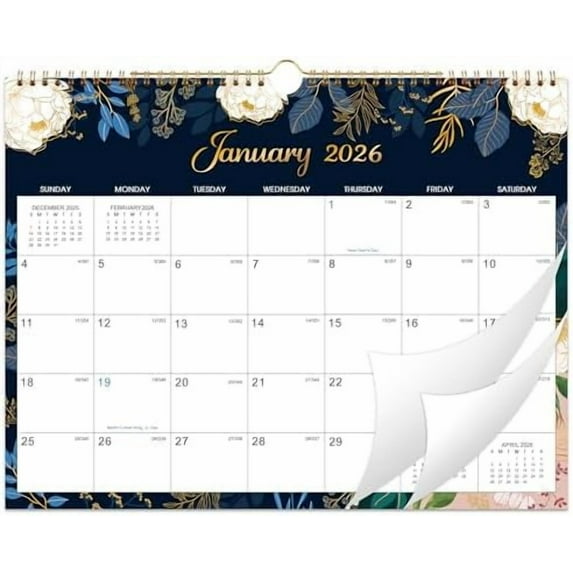 2026 Wall Calendar - 2026 Calendar, 12 Months Wall Calendar 2026, 15 x ...