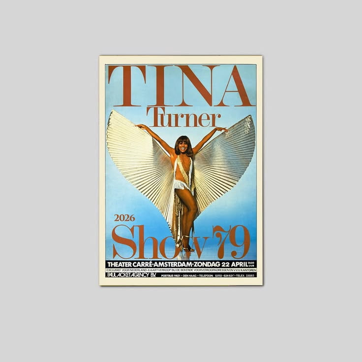 2026 Wall Calendar TINA TURNER Vintage Magazine Cover Music Poster Size ...