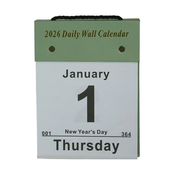 2026 Wall Calendar Tearable Pages Calendars With Bold Date Prints For ...