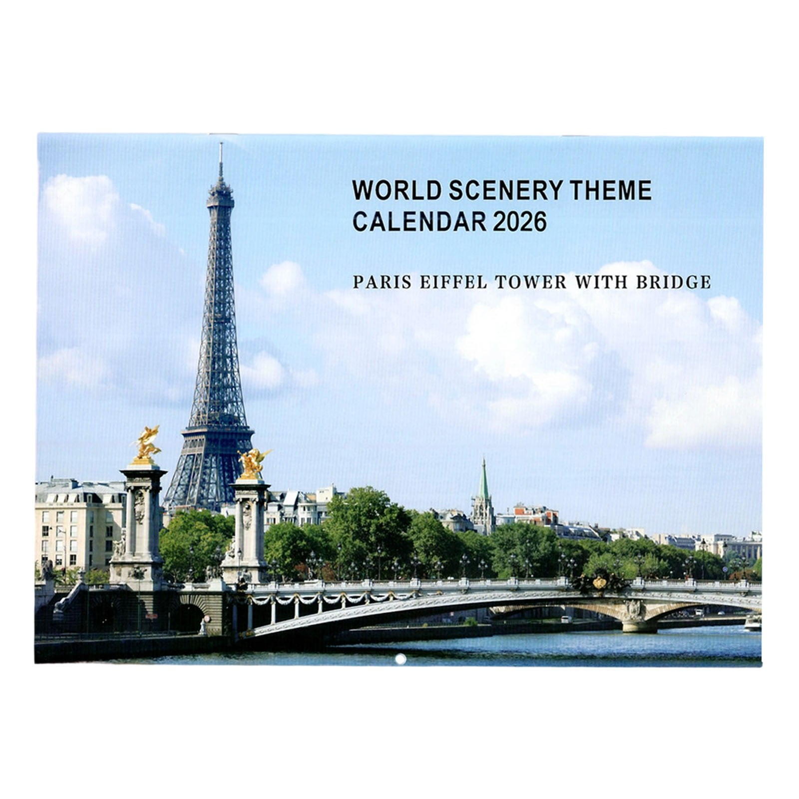 2026 Wall Calendar with World Scenery Theme – 12-Month Calendar from ...