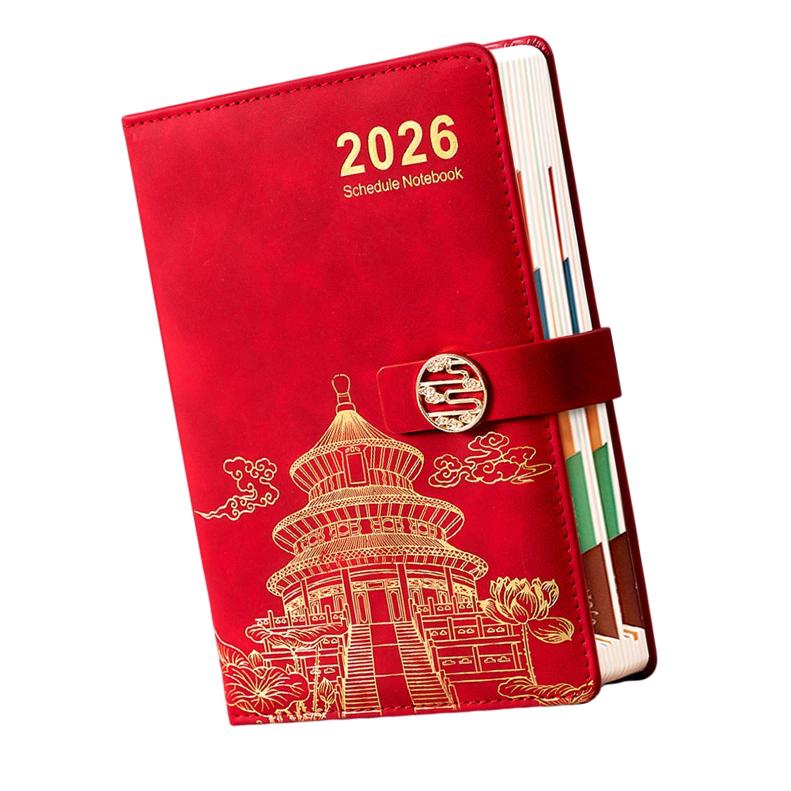 2026 Weekly Monthly Calendar Notebook For Detailed Scheduling Planner ...