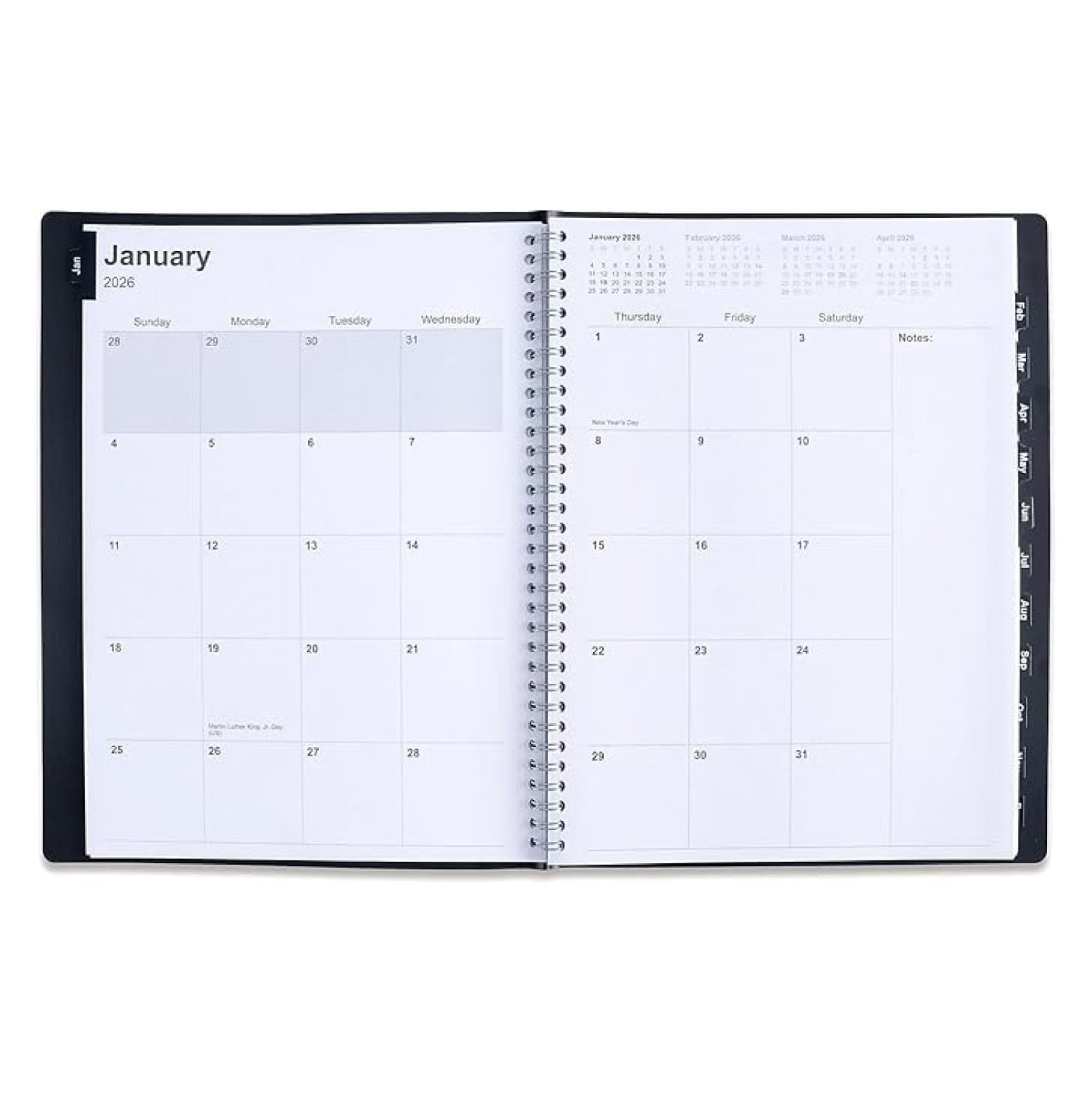 2026 Weekly & Monthly Planner 8.5x11, Appointment Book December 2025 ...