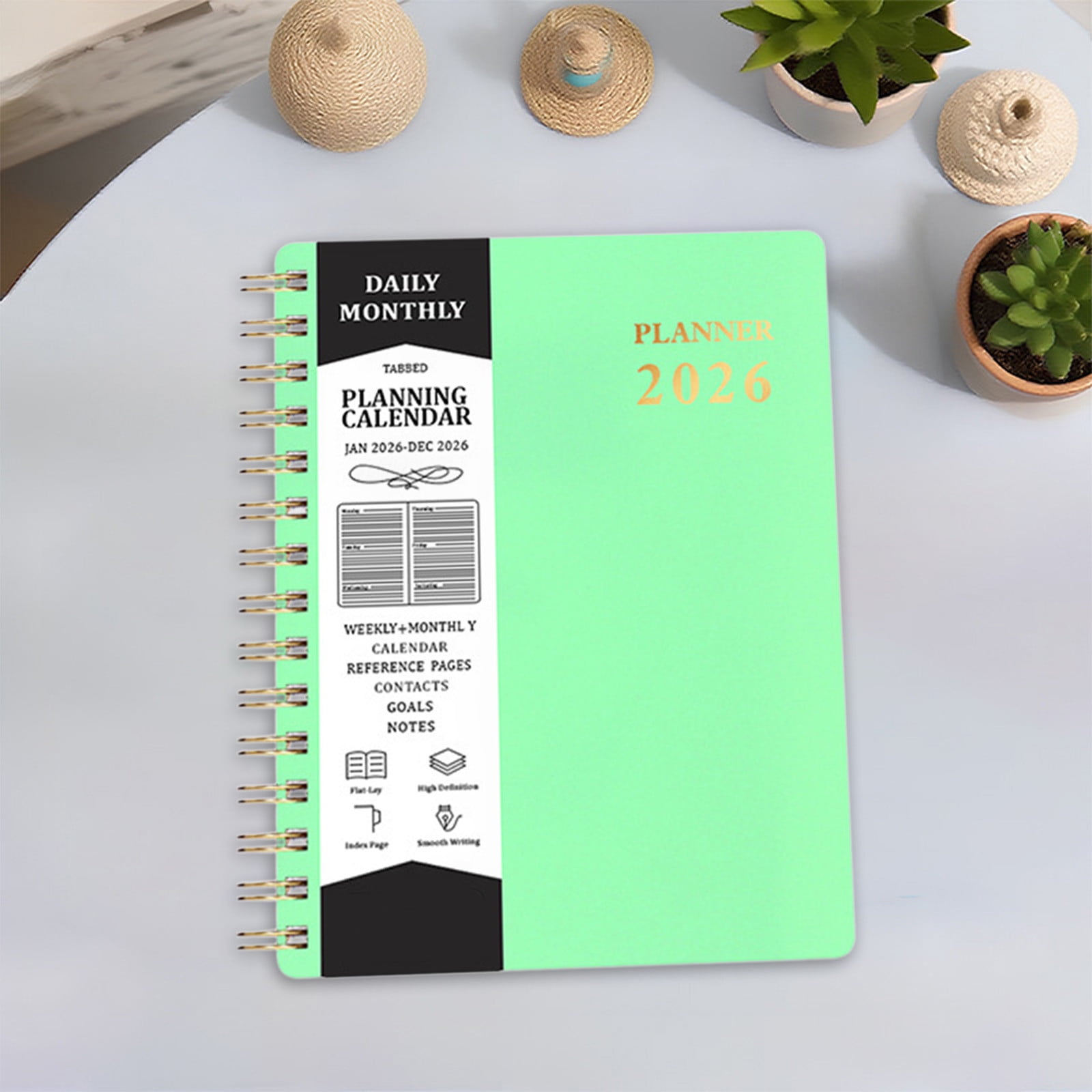 2026 Weekly & Monthly Planner A5, Jan–Dec 2026, PP Cover Daily Calendar ...